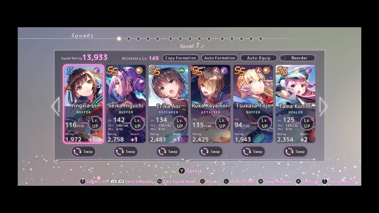 [Heaven Burns Red] Score Attack #3, Diff 91-35. Fire Ruka DPS - YouTube