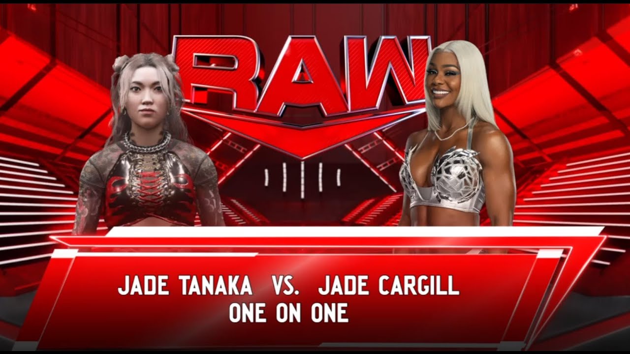 WWE 2K24 - Jade Tanaka(CAW) vs Jade Cargill (PS4 720p) - YouTube