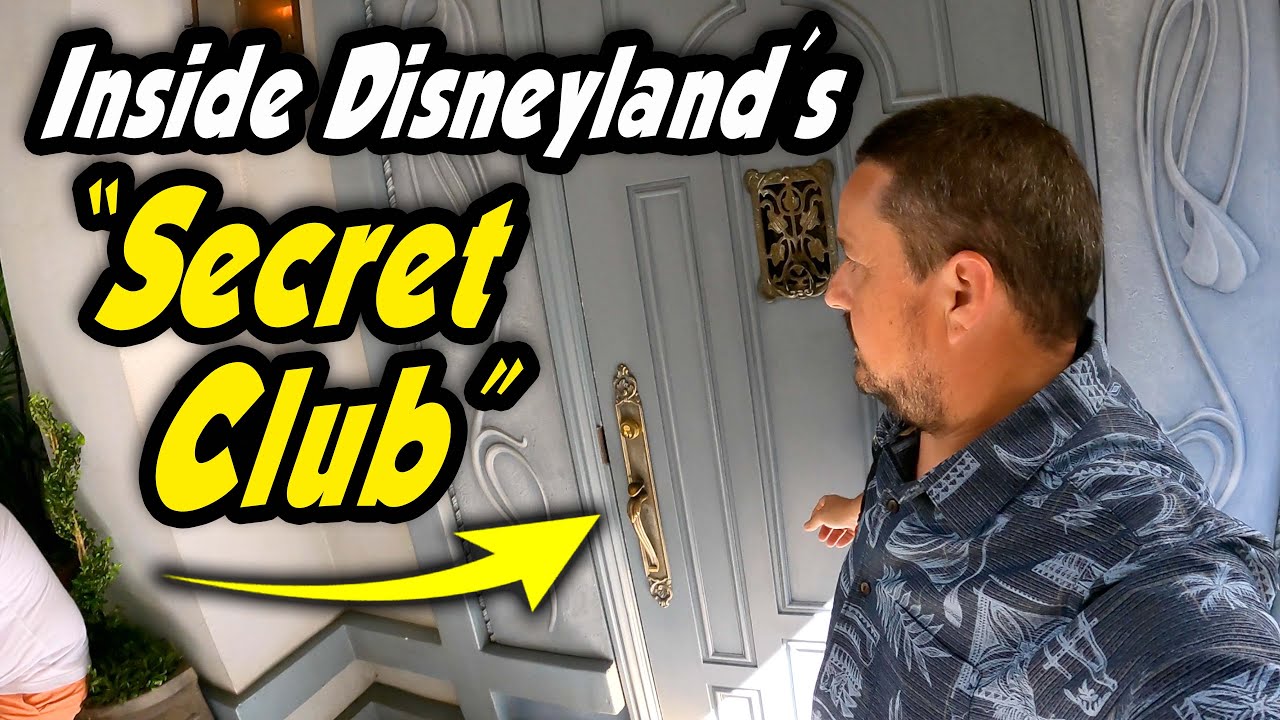 SECRET CLUB inside Disneyland? We experience a part of Disney most ...
