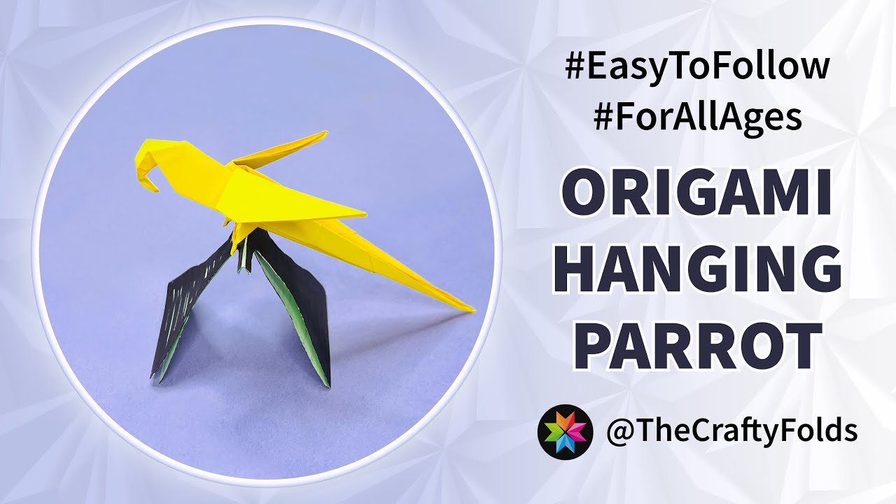 Origami Macaw Parrot 3D Step by Step Tutorial | How to DIY Origami ...