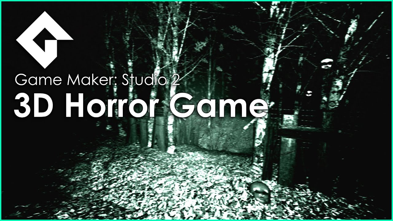 Game Maker: Studio 2 - 3D Horror Game - YouTube