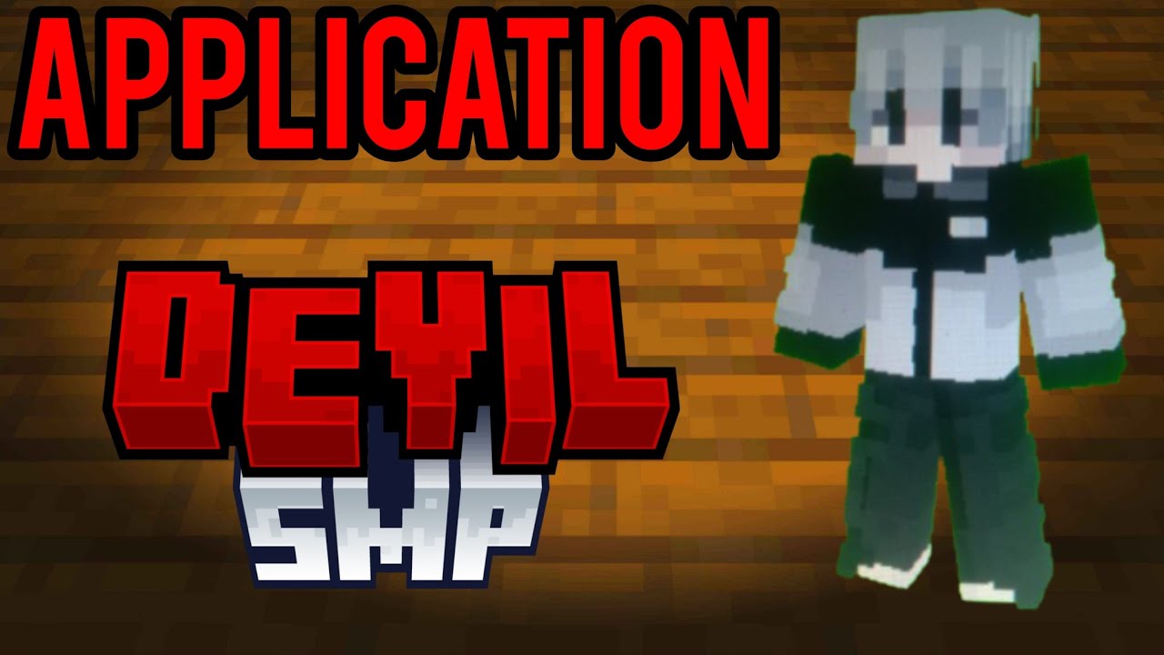 MY APPLICATION VIDEO FOR DEVIL SMP @MafiaSt4r - YouTube