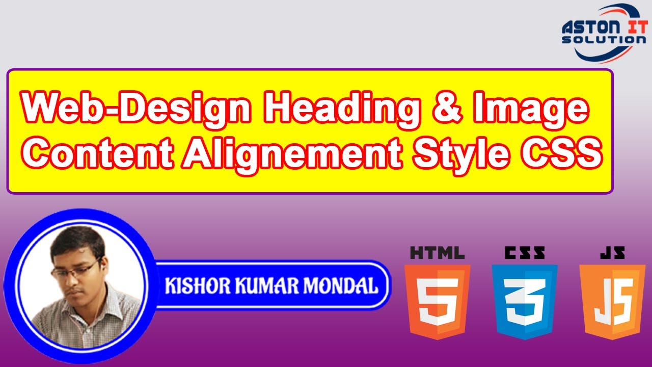 Web Design Heading Image Content Alignment Style CSS YouTube web-design-heading-image-content-alignment-style-css-youtube
