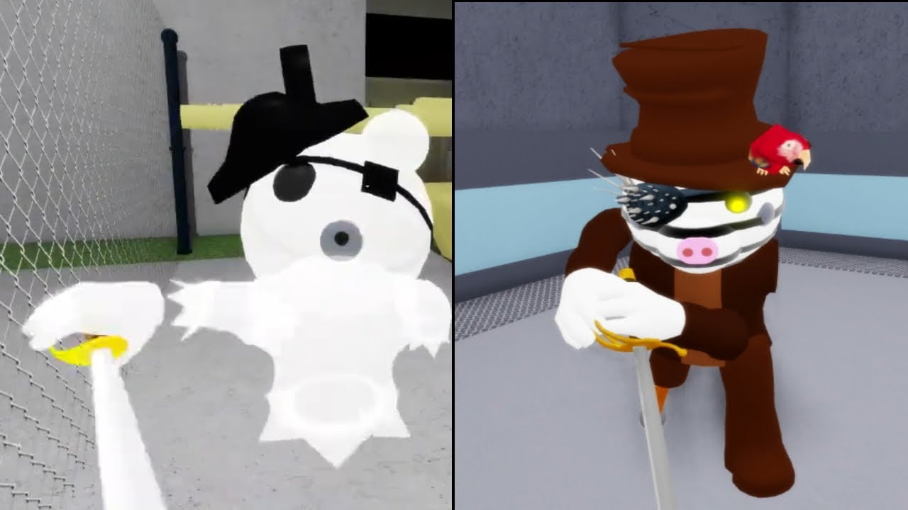 Ghosty Piggy vs Zack Pirate Jumpscare - Roblox Piggy - YouTube