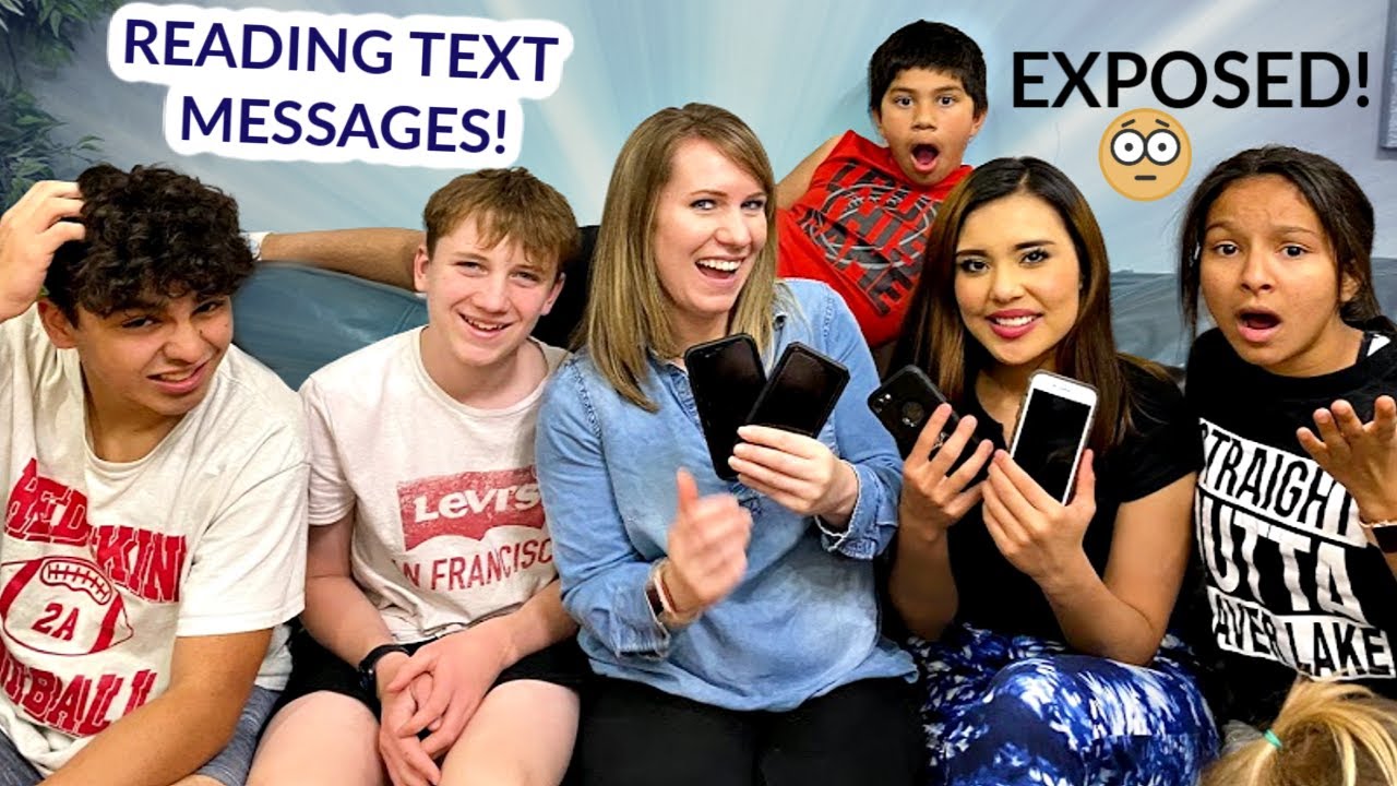 Reading My Teens TEXT Messages on their iPhones! | OMG...SO FUNNY - YouTube