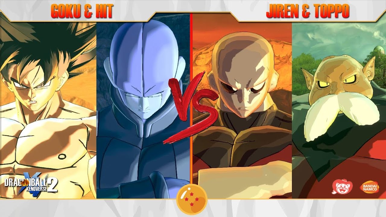 GOKU (ULTRA INSTINCT) & HIT VS TOPPO & JIREN | DRAGON BALL XENOVERSE 2 ...