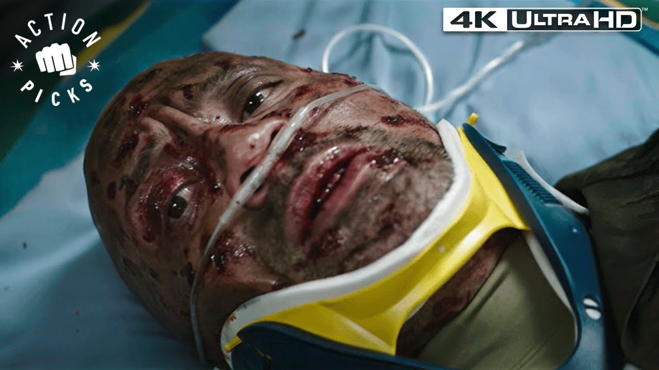 The Rock Survives Huge Explosion | Skyscraper 4k - YouTube