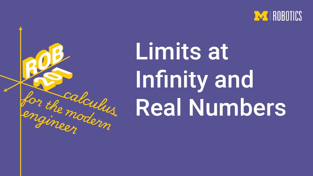 ROB 201: Limits at Infinity and Real Numbers - YouTube