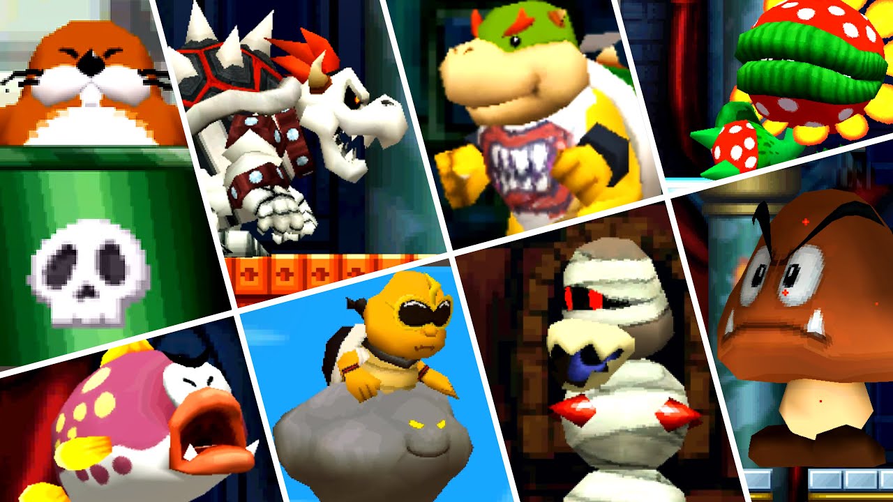 New Super Mario Bros DS HD - All Castles. - YouTube