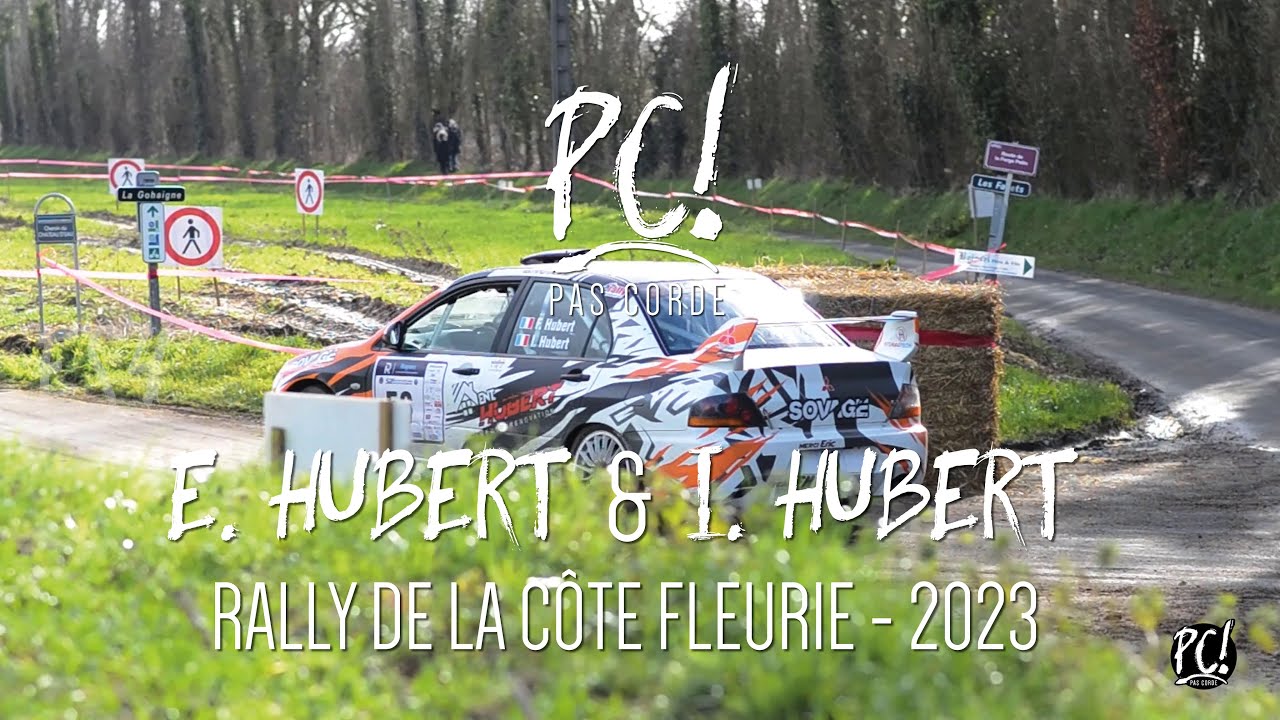 [RALLYE DE LA CÔTE FLEURIE 2023] HUBERT Frédéric et HUBERT Ingrid - YouTube