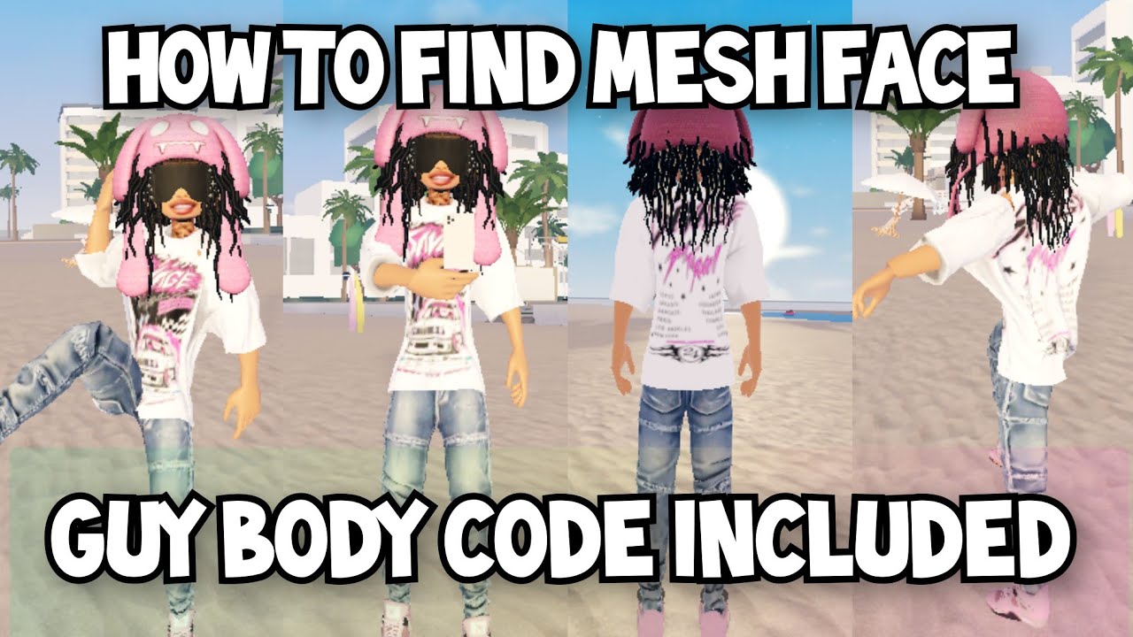 HOW TO | find realistic Guy MESH Faces IN BERRY AVENUE #berry #berryave ...