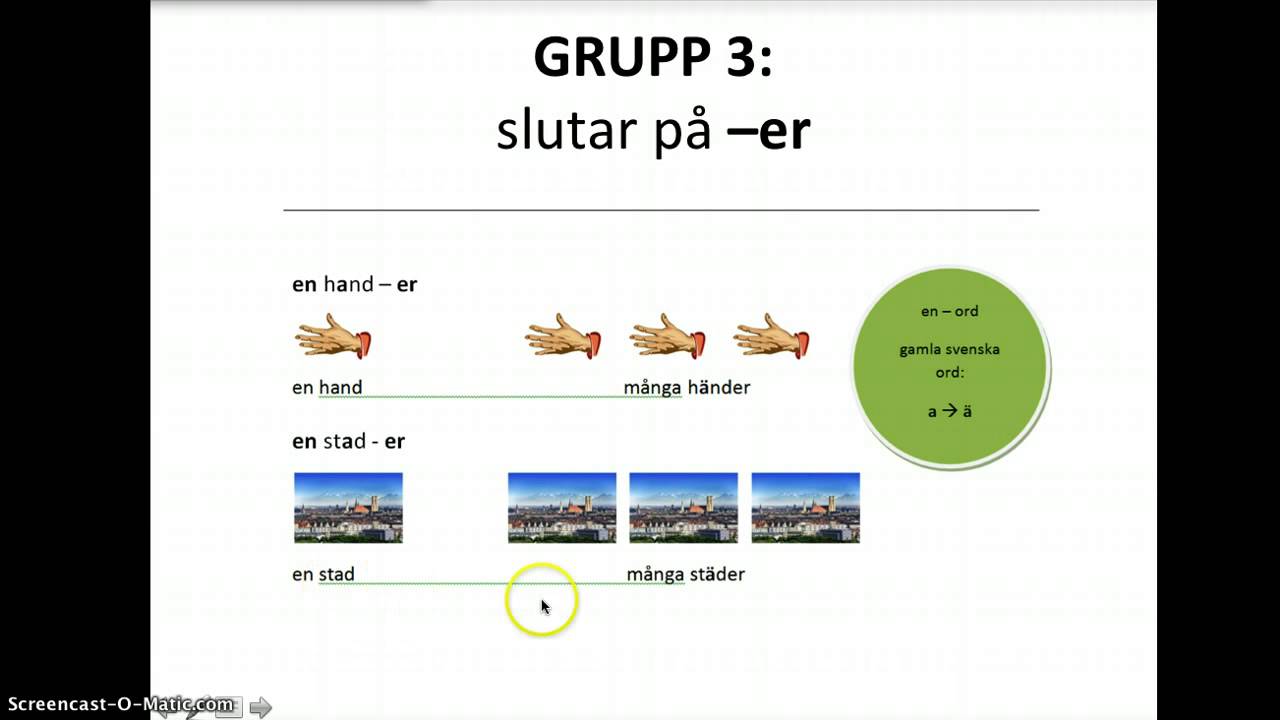 Flipp 5, Substantiv grupp 1-5 - YouTube