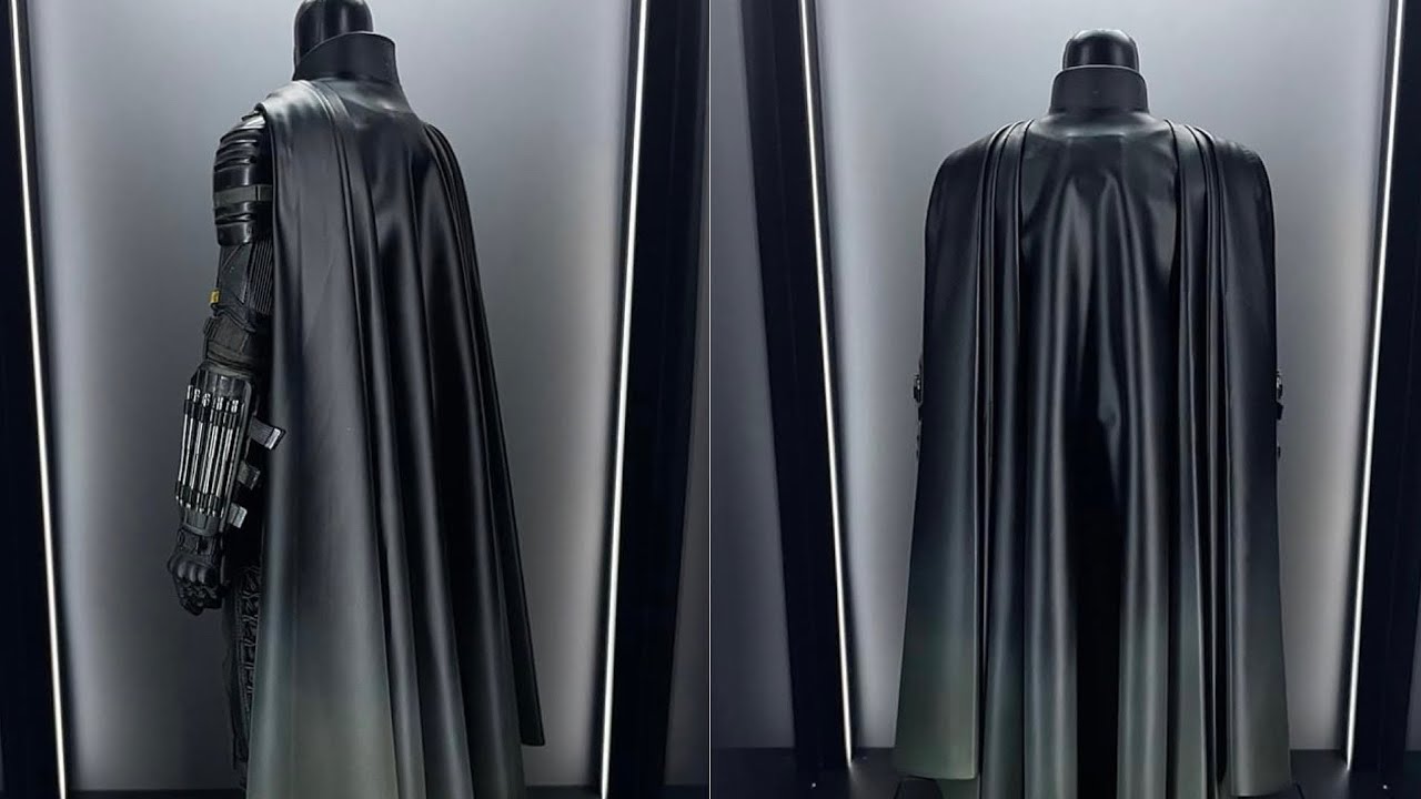 New The Batman cape custom for Hot Toys & Inart - YouTube