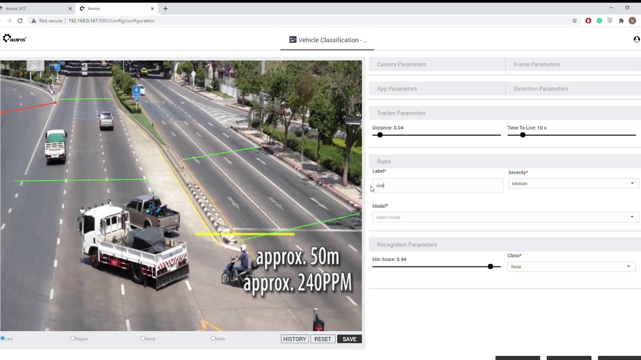 Awiros Vehicle Counting and Classification App - YouTube