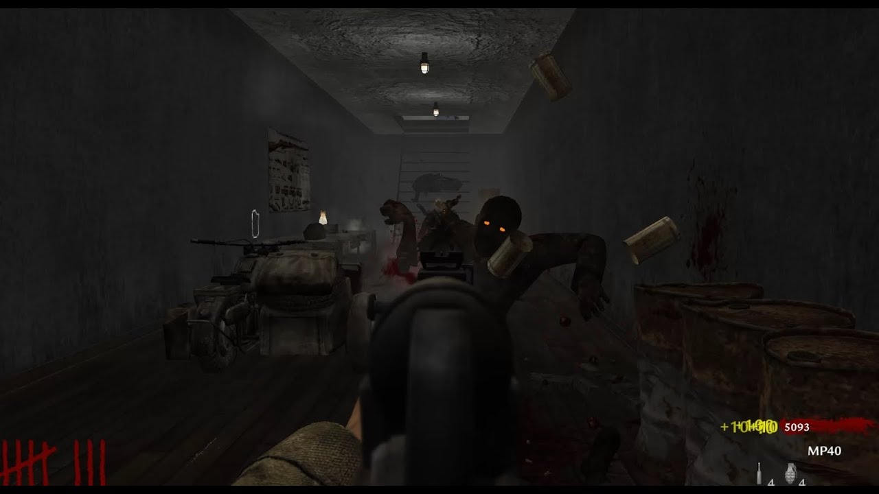 Call Of Duty World At War Custom Zombies "Uzafairfax" - YouTube