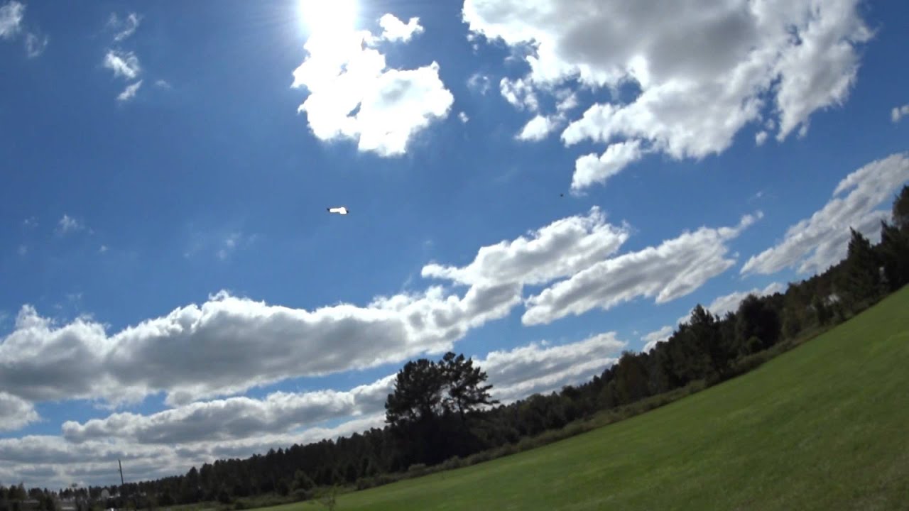 My flying Blunt nosed brick errrrr versa wing with a CC3D controller on ...