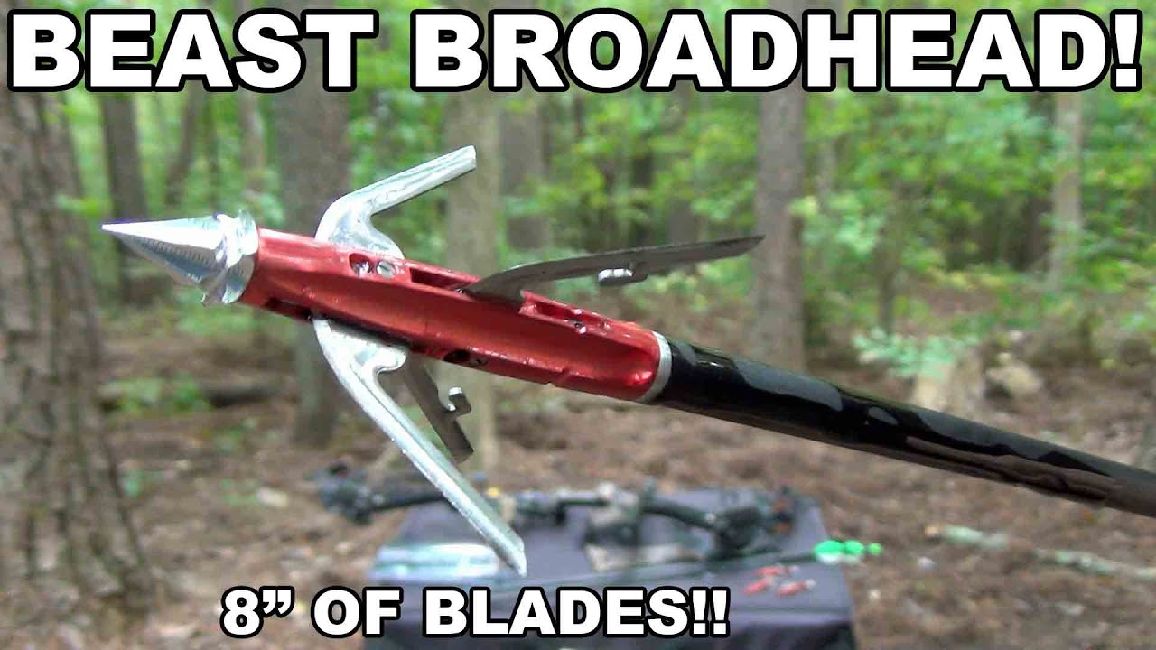BEAST Broadhead! Four Blade Expandable - YouTube