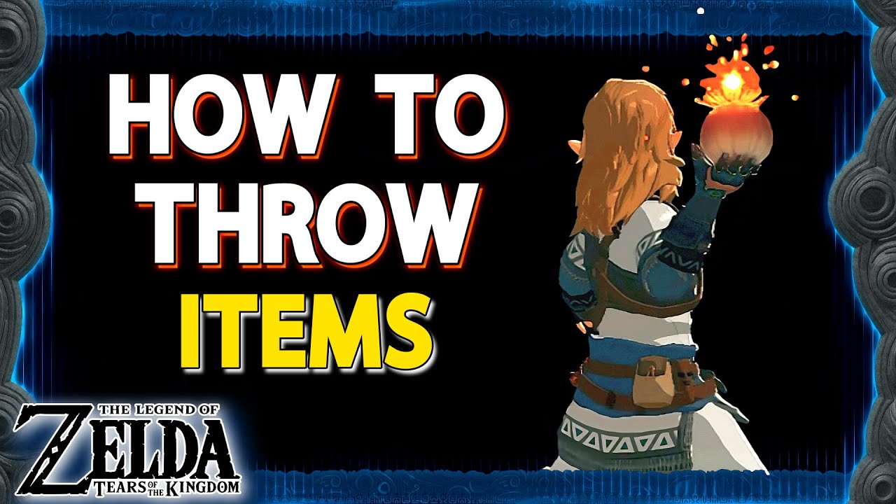 How to throw items in Zelda Tears of the Kingdom - YouTube
