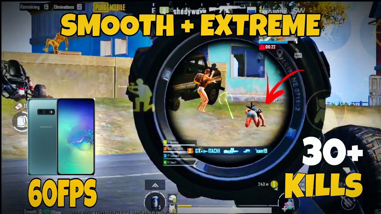 Samsung s10e Pubg mobile test 2025 | Smooth + 60fps | New Update No Lag ...