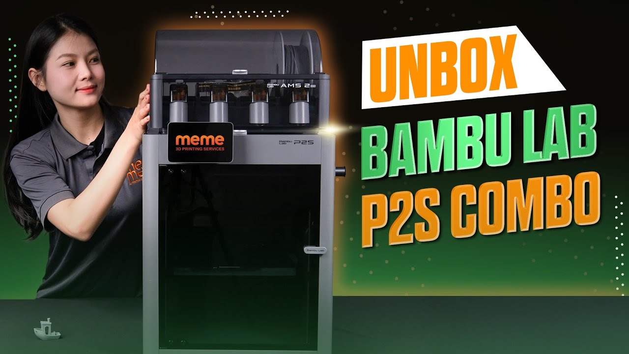 Unbox Bambu Lab P2S Combo - Những Cải Tiến Đáng Giá So Với P1S - YouTube