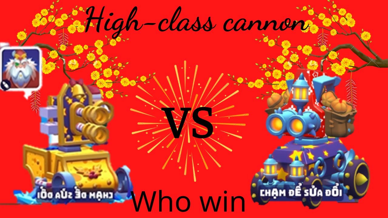 Tank a lot special compare. High class cannon. Candy crusher vs pumkin ...