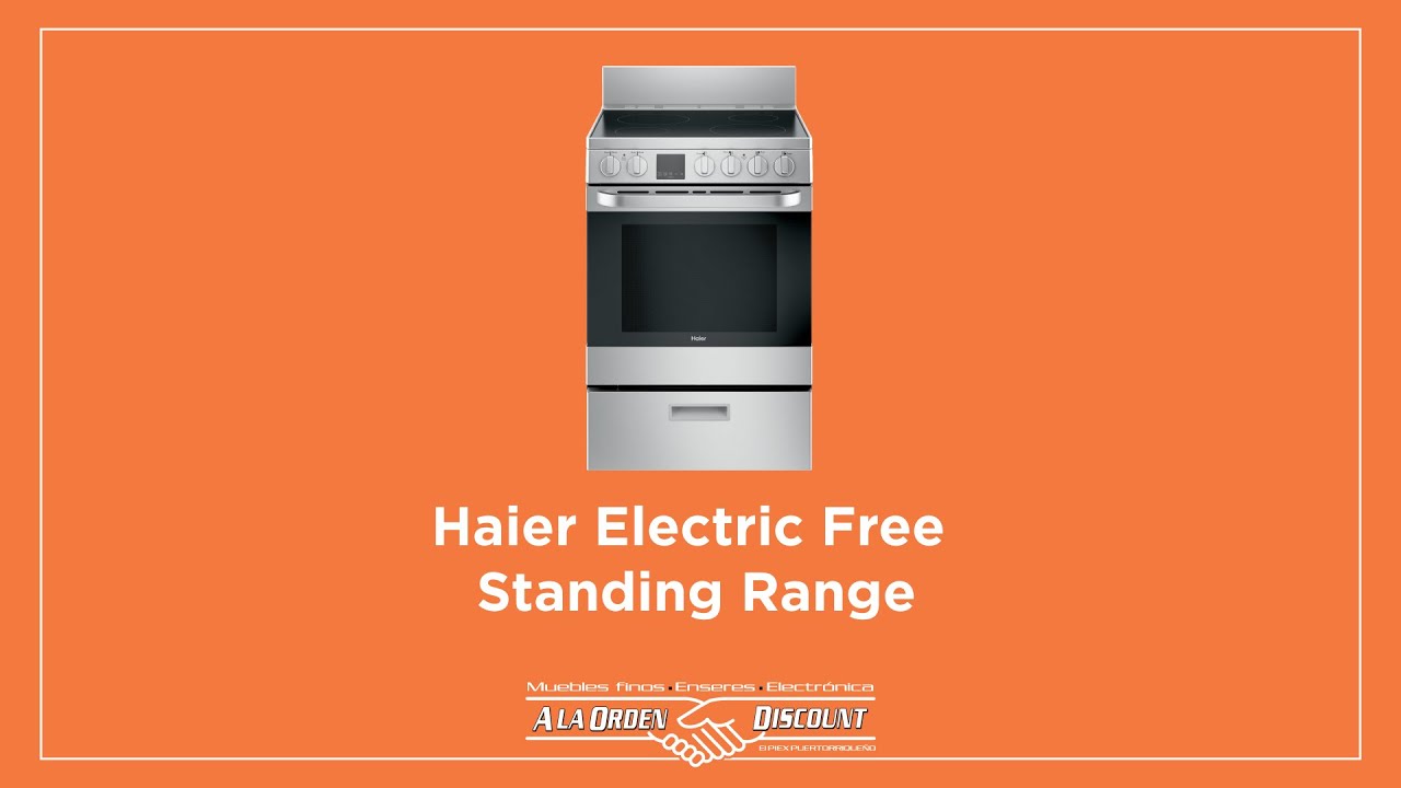 Haier Electric Free Standing Range - YouTube