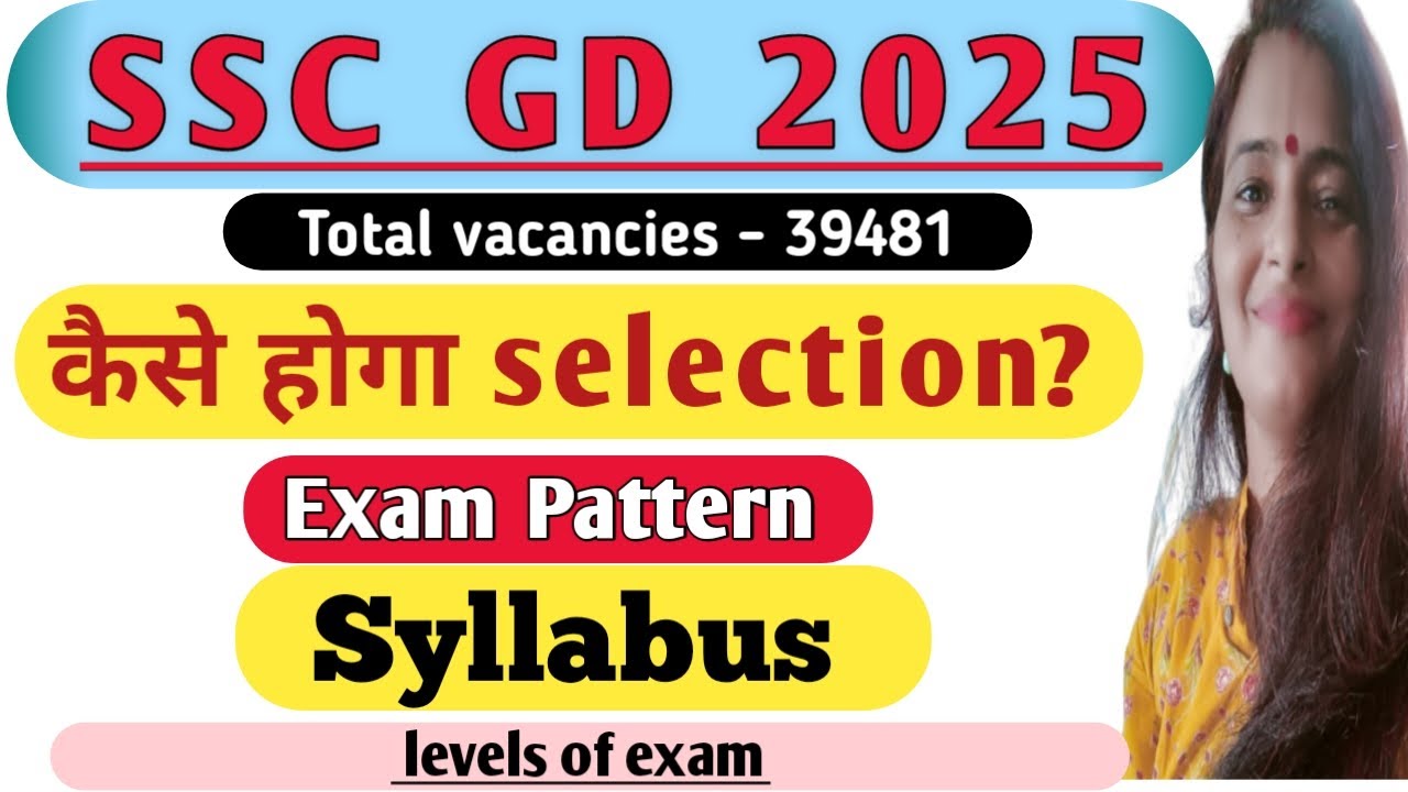 SSC GD 2025। SSC GD Syllabus। SSC GD 2025 exam pattern। Mode of ...