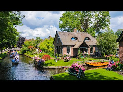 GIETHOORN KÖYÜ Masal mı Rüya mı? Hollanda Netherlands