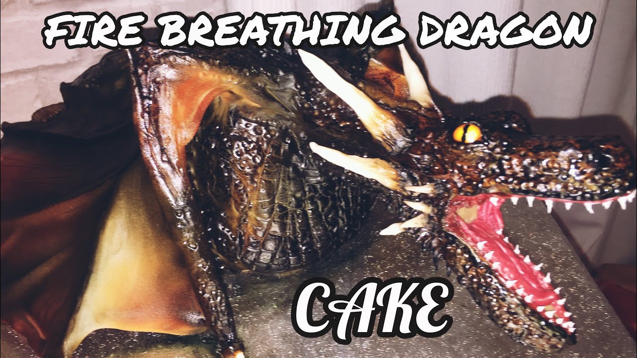 DRAGON CAKE | SPECIAL EFFECTS | BREATHING FIRE | TIME LAPSE | HOW TO ...