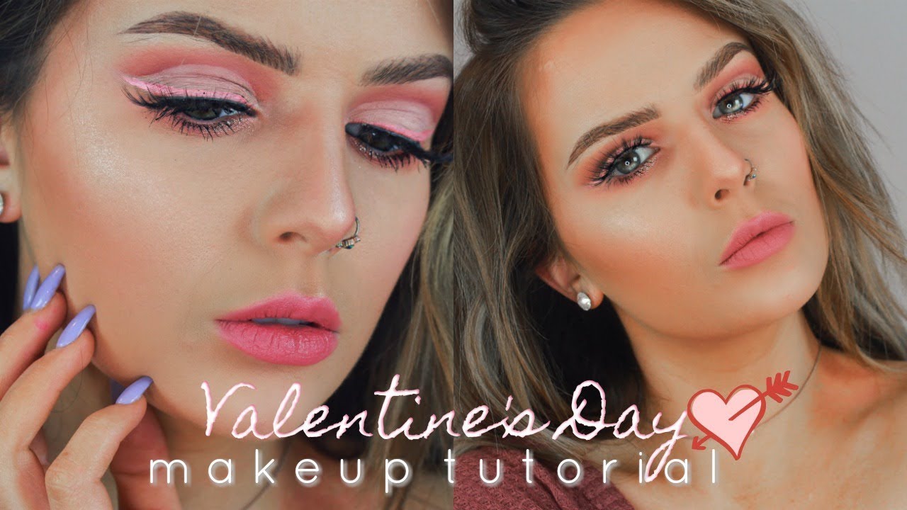Valentine's Day Makeup Tutorial | 2019 - YouTube