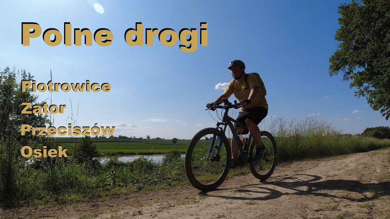 Polne drogi - trasa na rower - YouTube