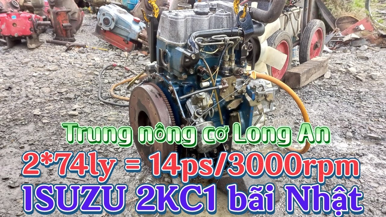 (đã bán) Giá4tr8 isuzu 2KC1 - 74ly 14ps/3000rpm - 0903003900 - YouTube