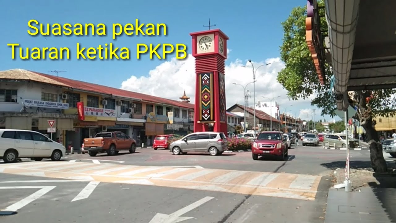 Melihat suasana pekan Tuaran - YouTube