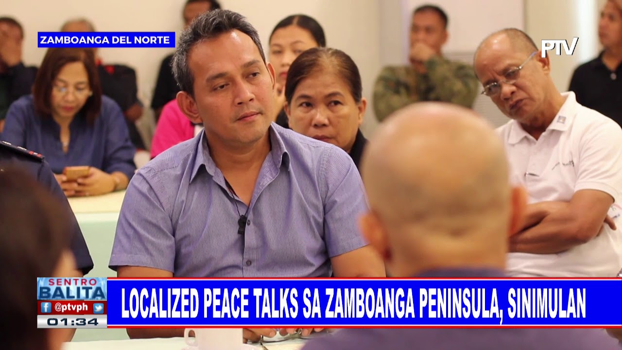 Localized peace talks sa Zamboanga Peninsula, sinimulan - YouTube