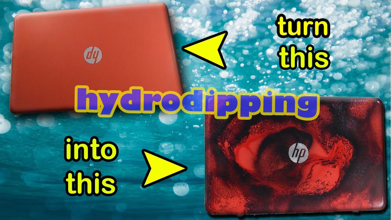 HYDRODIPPING LAPTOP CASE - YouTube
