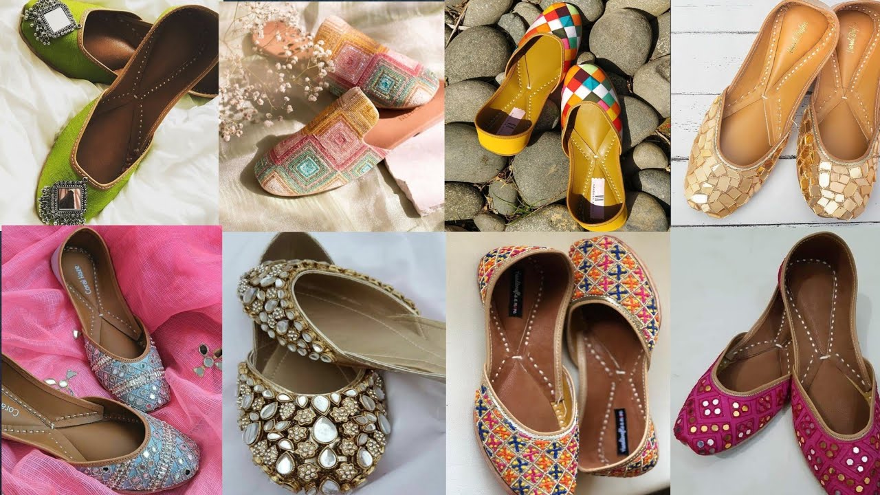 Khussa design female 2022|Half cut shoes for Ladies |hunny bunny ...