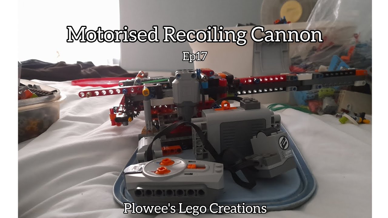 Short Video on Motorised Recoil - Lego Technic Recoiling Cannon Ep17 ...