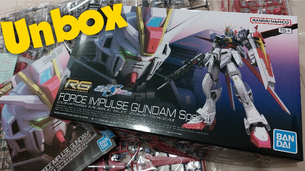 RG FORCE IMPULSE GUNDAM Spec ll [Unbox] - YouTube