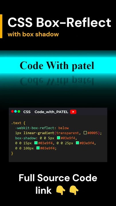 Css Box Reflect 🤩 Csstutorial Css Viral Coder Codinghacks Trending Htmlcss Youtube