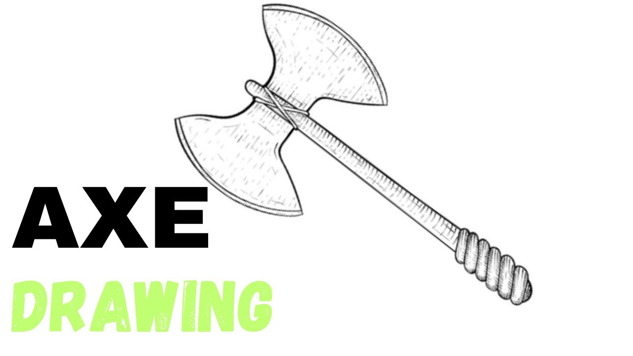 Battle Axe Drawing