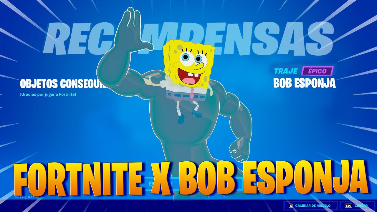 SKIN DE BOB ESPONJA X FORTNITE - CONCEPTO - YouTube