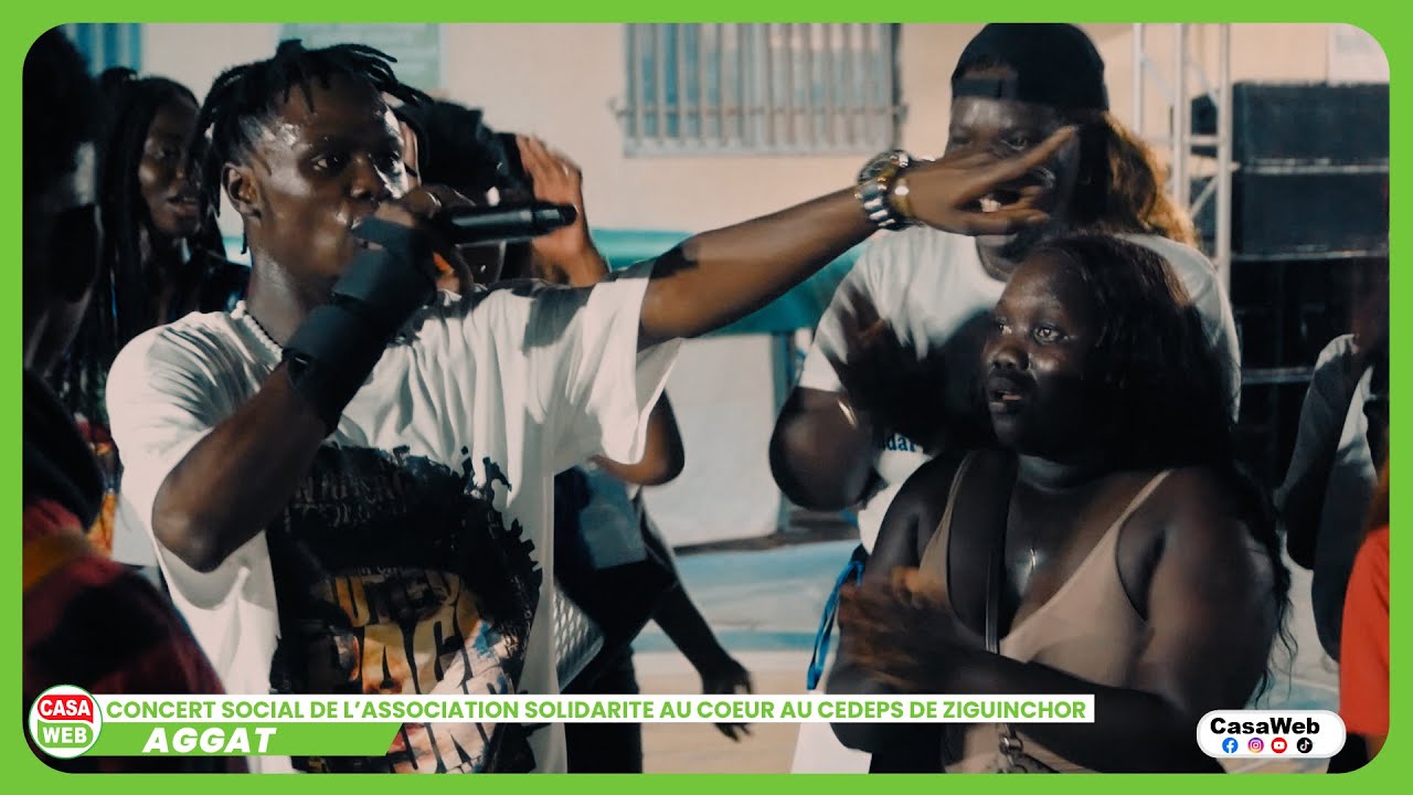AGGAT CONCERT SOCIAL ORGANISÉ PAR SOLIDARITÉ AU CŒUR À ZIGUINCHOR - YouTube
