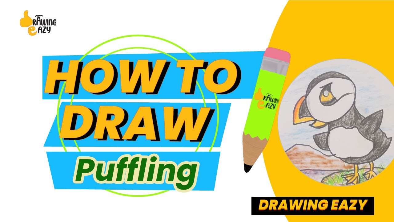 How to Draw Puffin | Easy Drawing Tutorial for Kids | Drawing Eazy ...