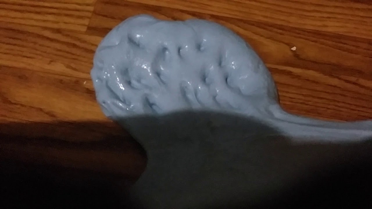Sky blue slime!! - YouTube