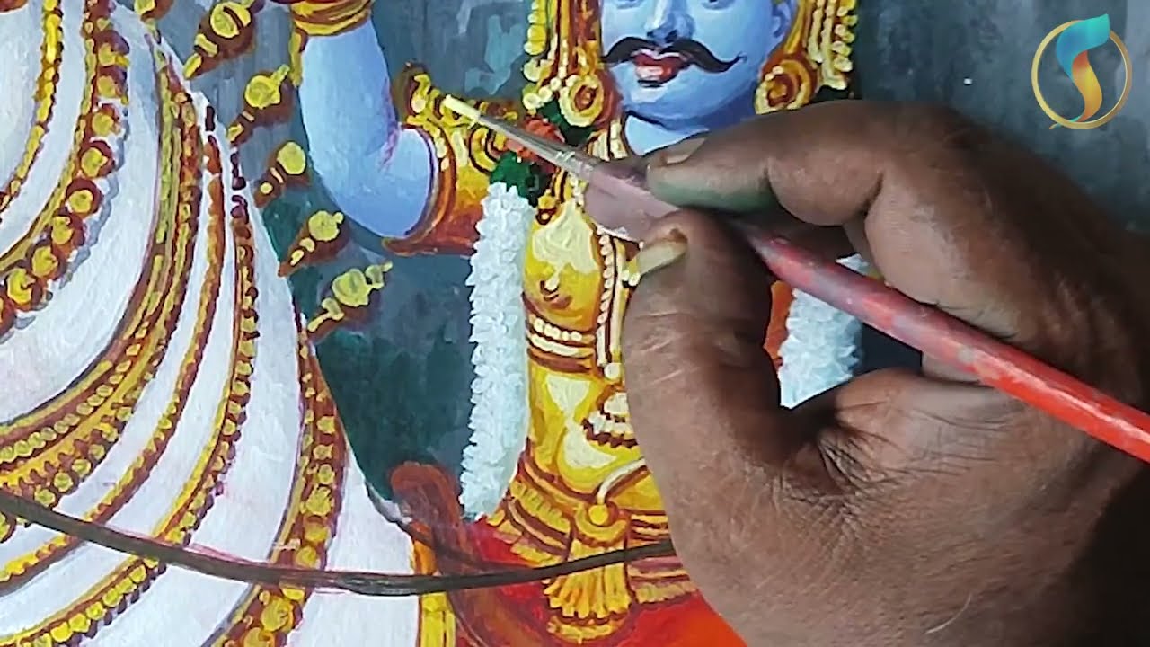 SRI KARUPPANASAMY ( GUARDIAN DEITY) | PROMO VIDEO | ACRYLIC PAINTING ...