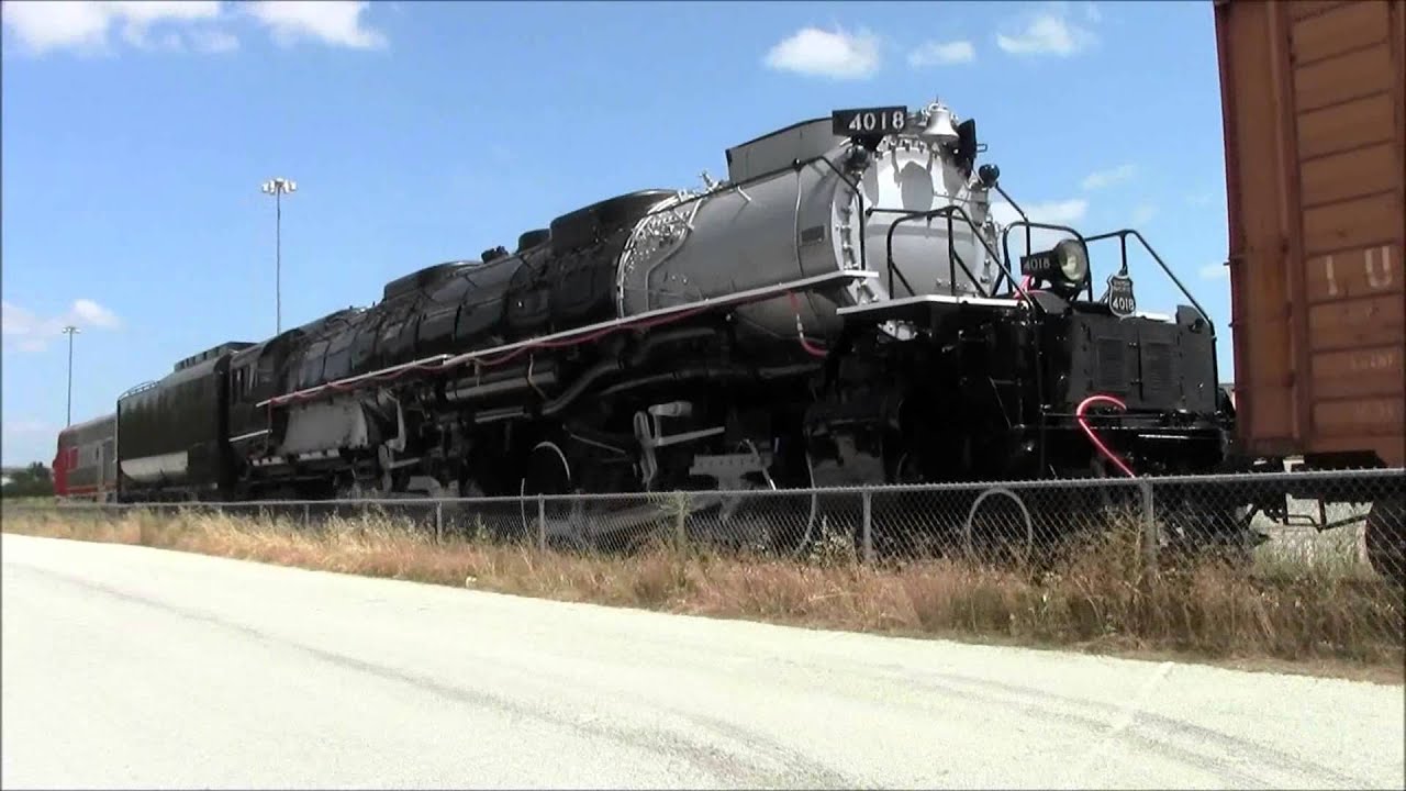 UP Big Boy #4018 - Exercise on June 12, 2013 - YouTube