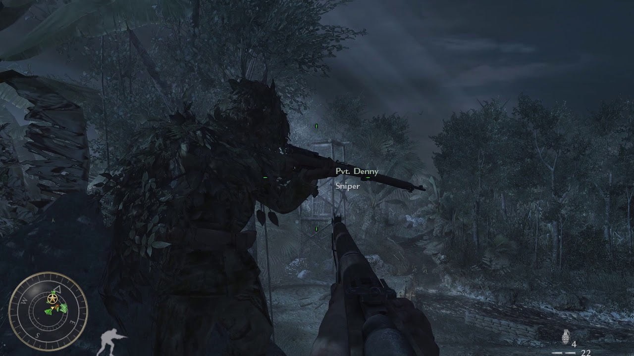 Call of Duty: World at War (Axis Campaign)- Semper Fi - YouTube