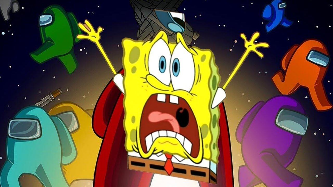 SPONGEBOB Only In Among Us - Strange Cartoons | So Weird | - YouTube