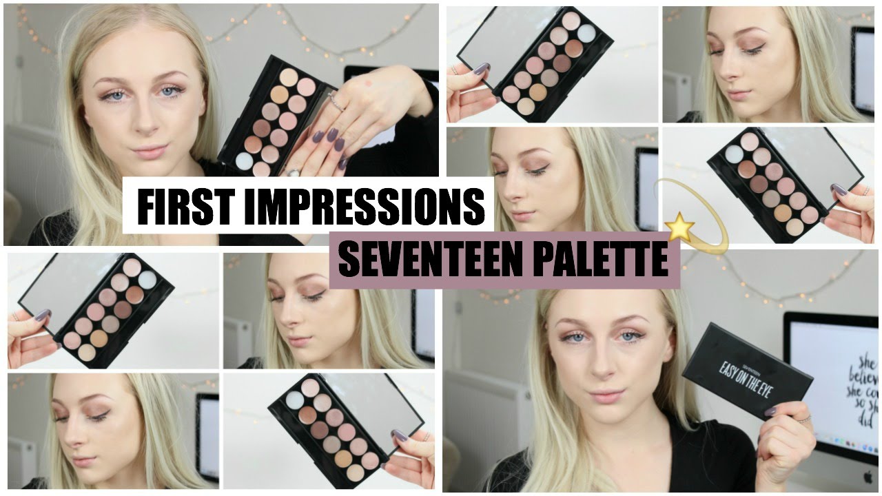 First Impressions Seventeen 'Easy On The Eye' Palette | Emily Rose ...