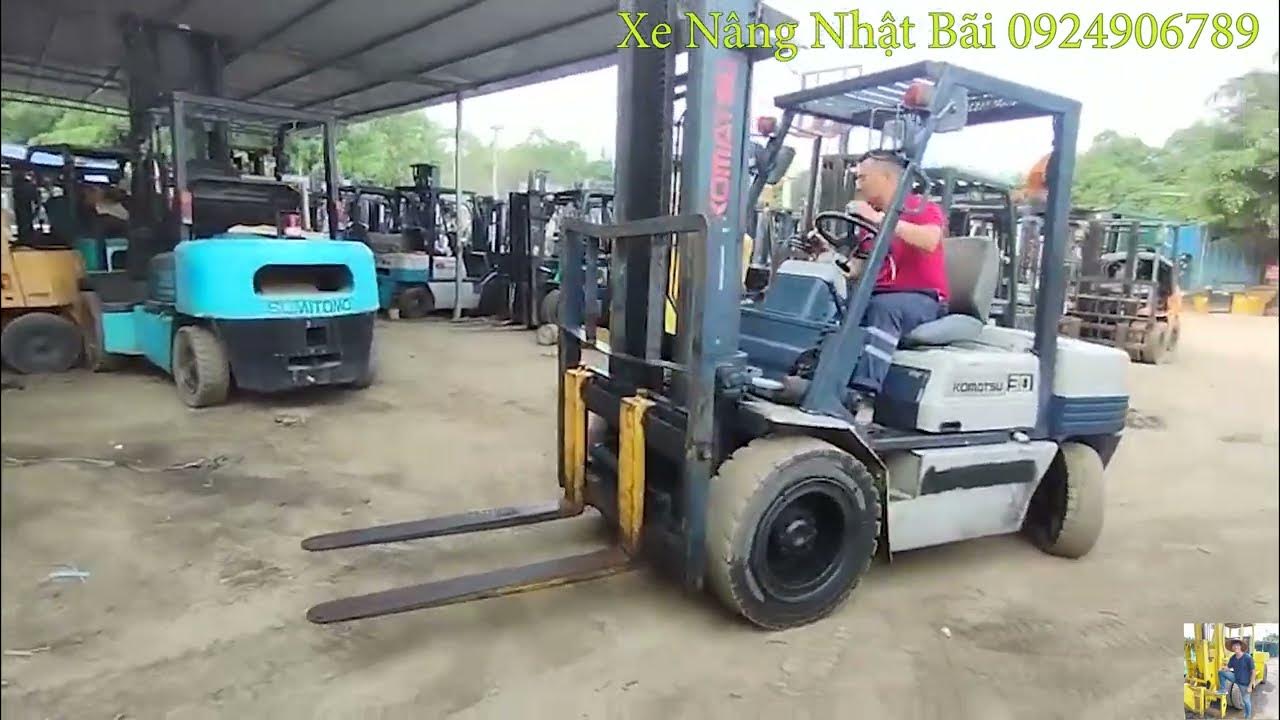 Xe Nâng Nhật Bãi Komatsu FD30-11 Động cơ 4D95 Nguyên Bản liên hệ em 0924906789 - YouTube